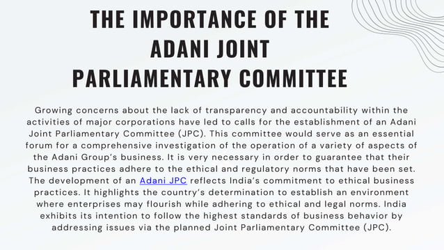 Reshaping India’s Future Adani JPC’s Significance.pptx