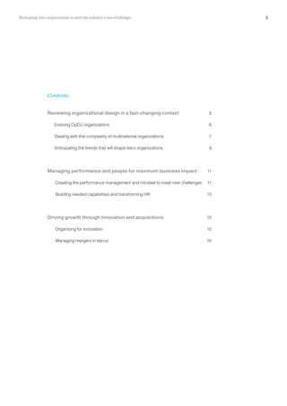 Reshaping telco organizations | PDF