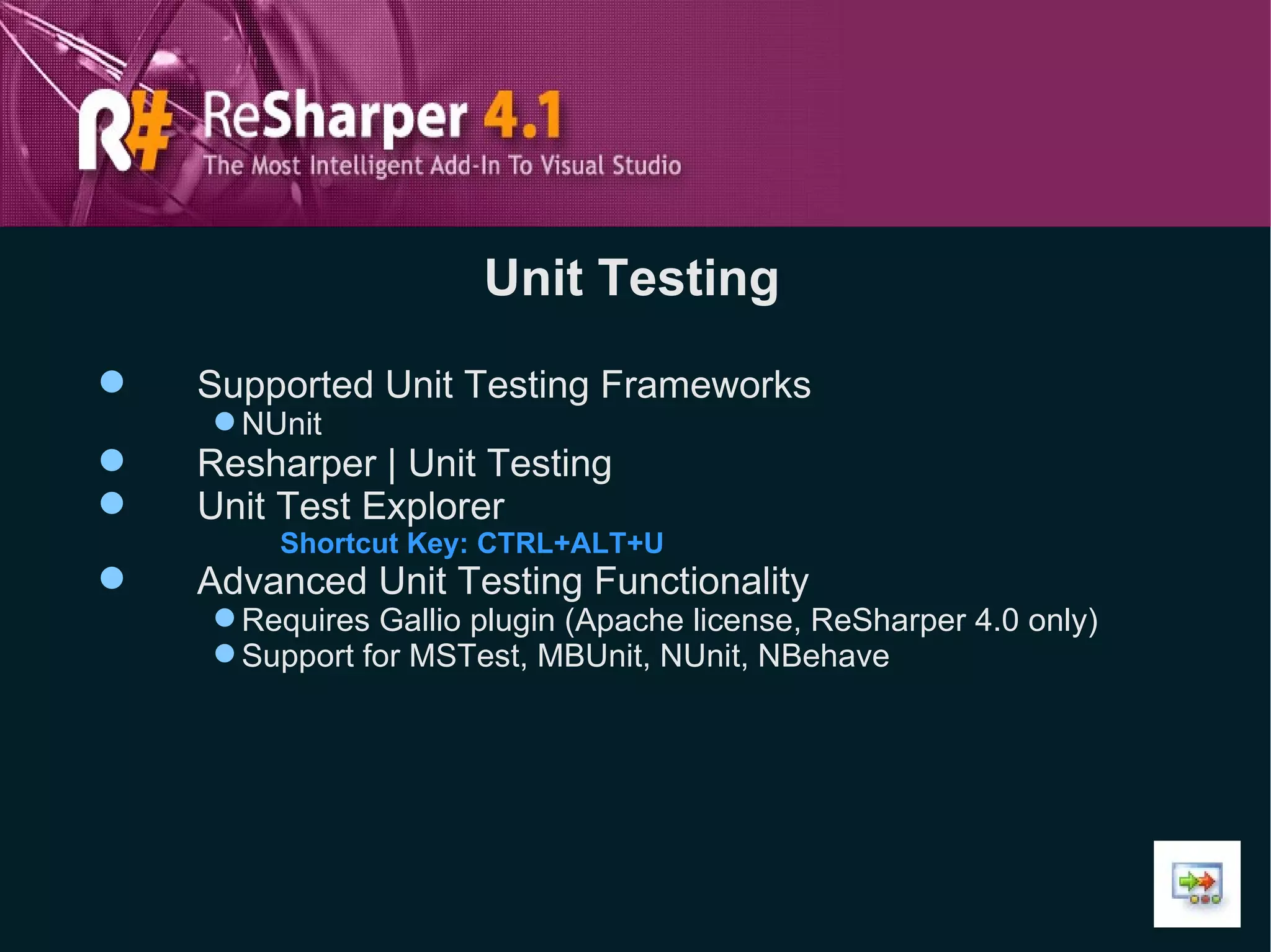 JetBrains ReSharper | PPT