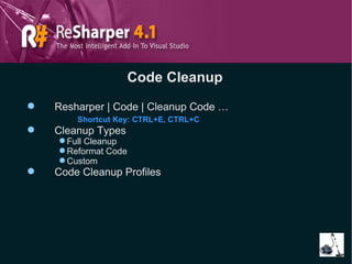 JetBrains ReSharper | PPT