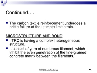 textile reinforced concrete | PPT