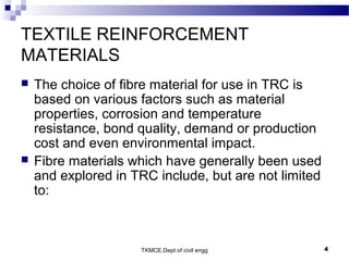 textile reinforced concrete | PPT
