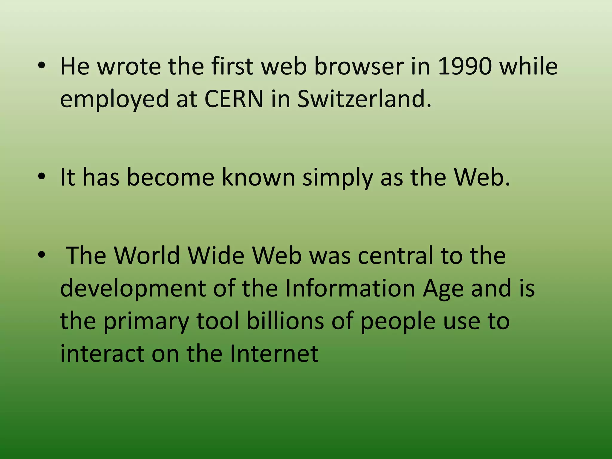 World wide web | PPT