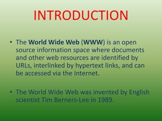 World wide web | PPT