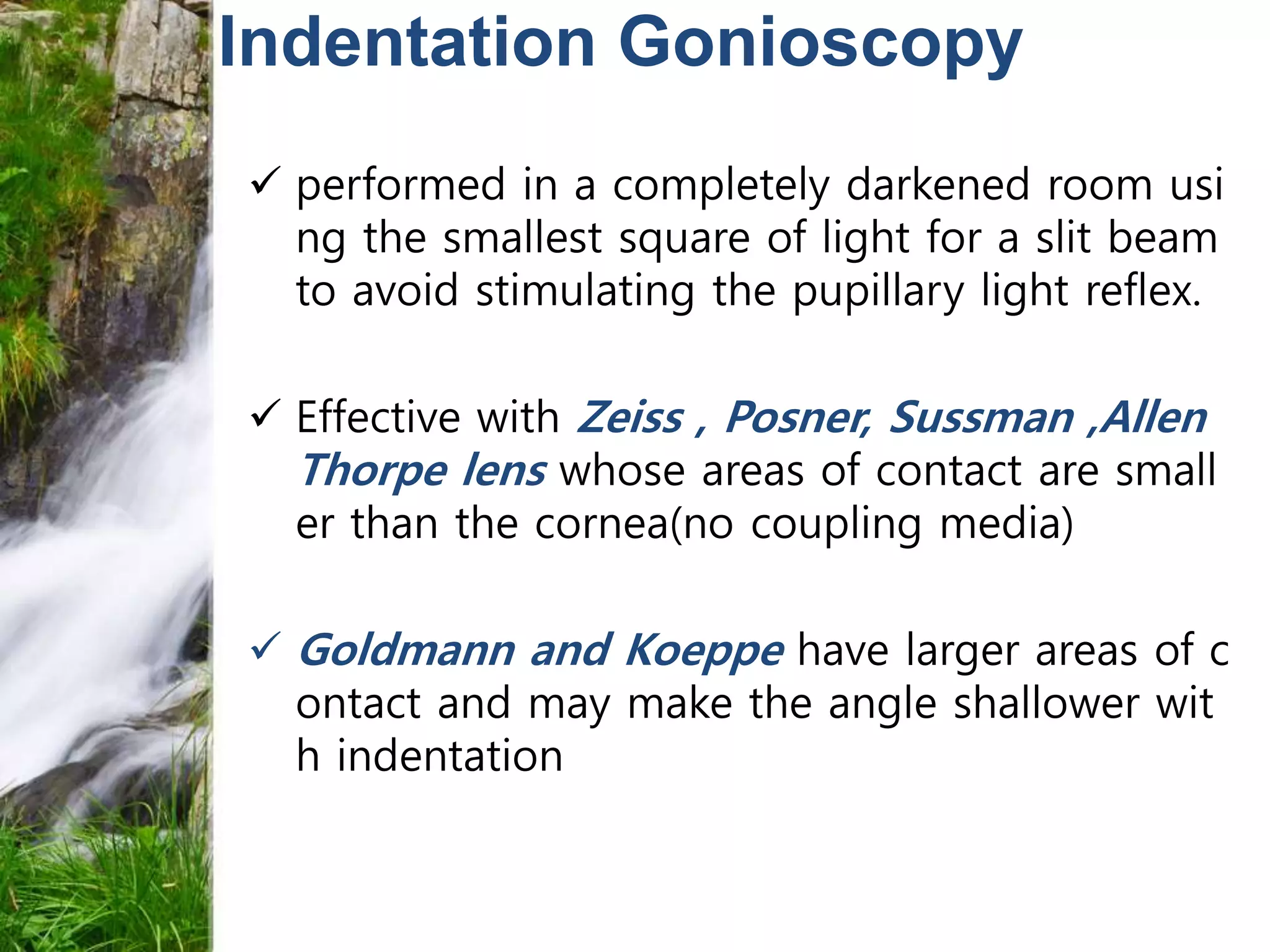 Gonioscopy | PPTX