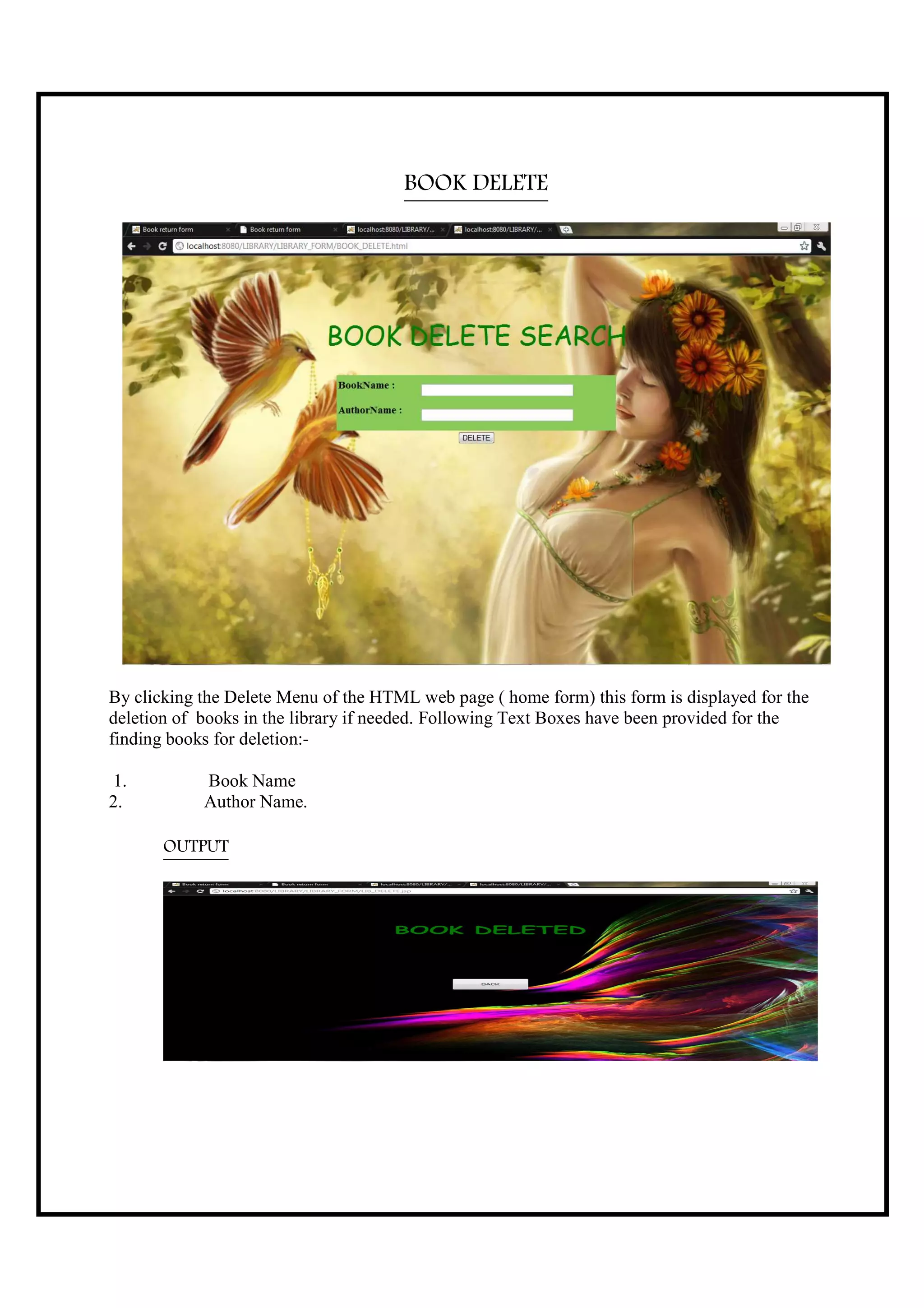 library management system PHP | PDF