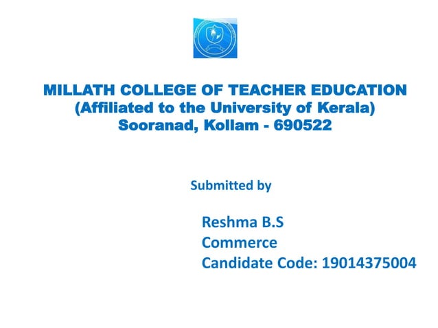 Reshma power point presentation | PPT