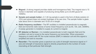 Nuclear magnetic Resonance(NMR) spectroscopy | PPTX