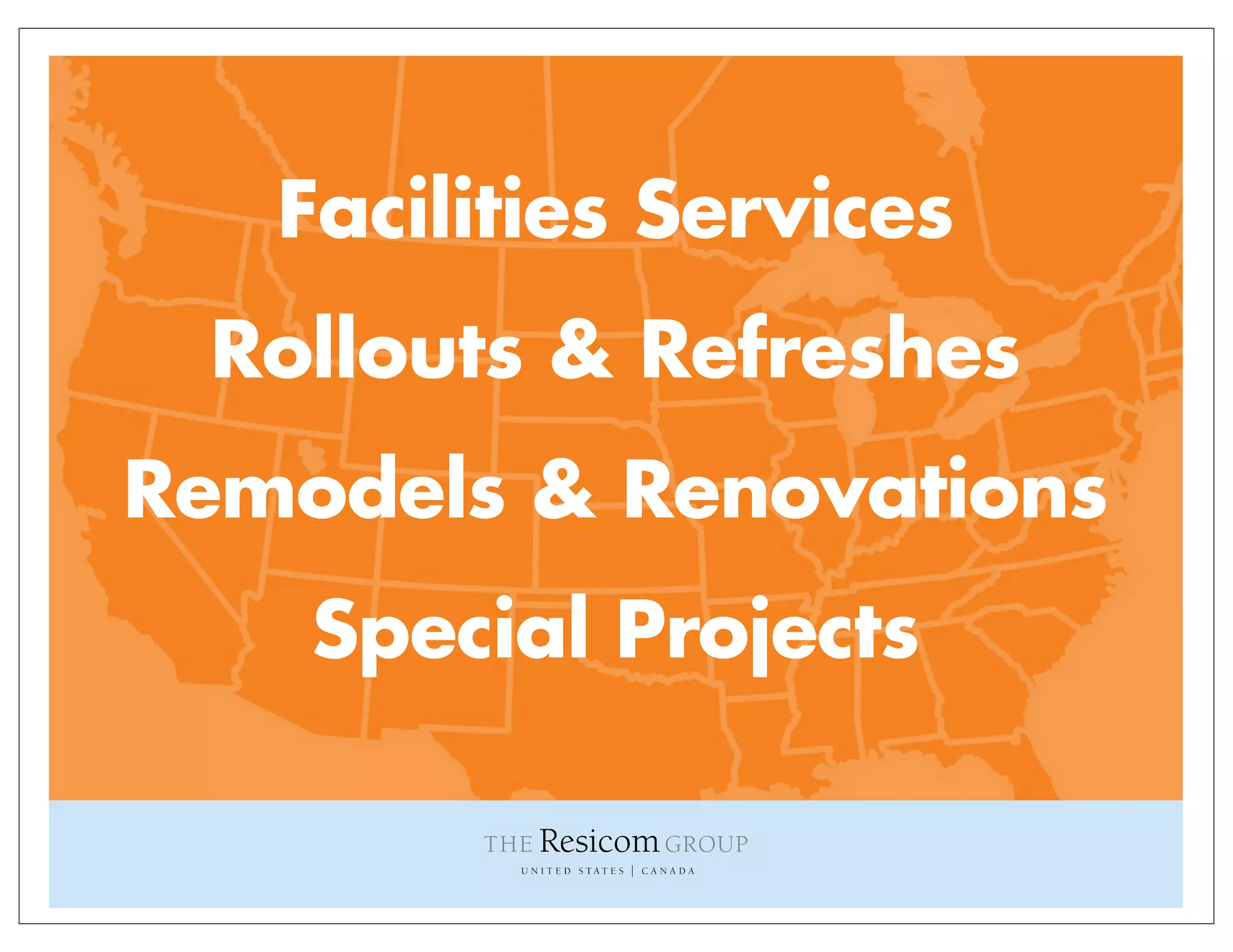 The Resicom Group Overview Presentation | PDF