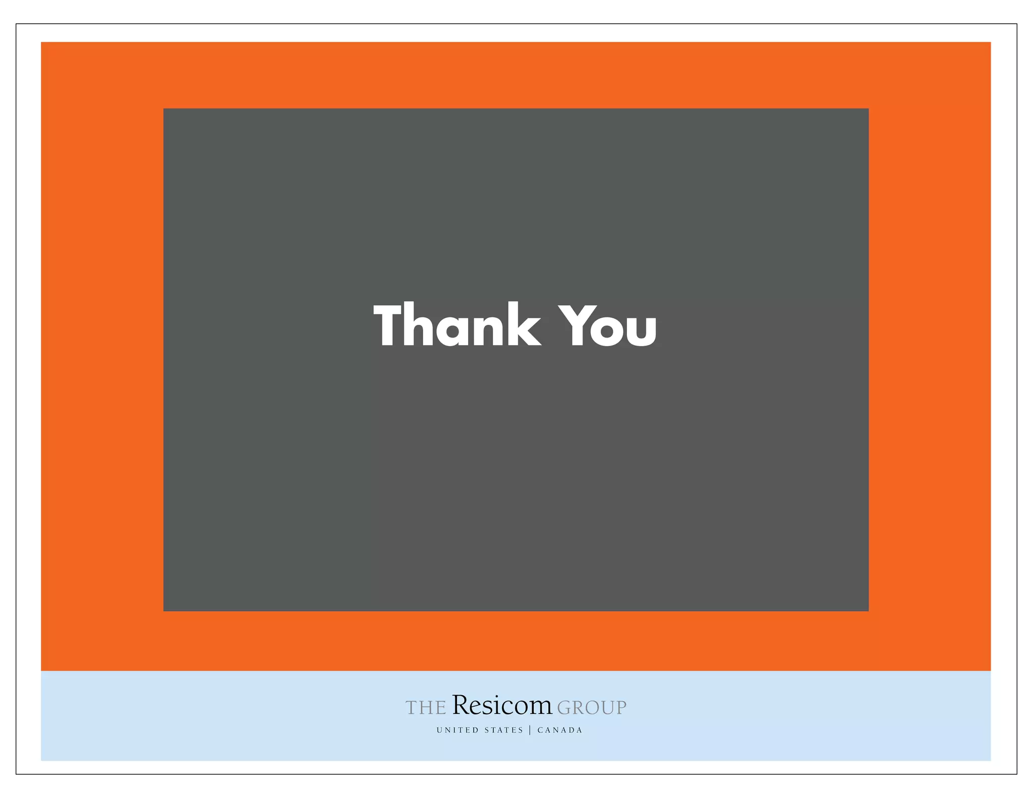 The Resicom Group Overview Presentation | PDF
