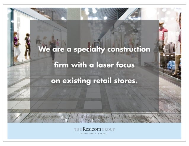 The Resicom Group Overview Presentation | PPT