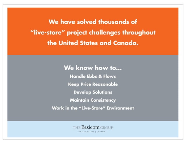 The Resicom Group Overview Presentation | PDF