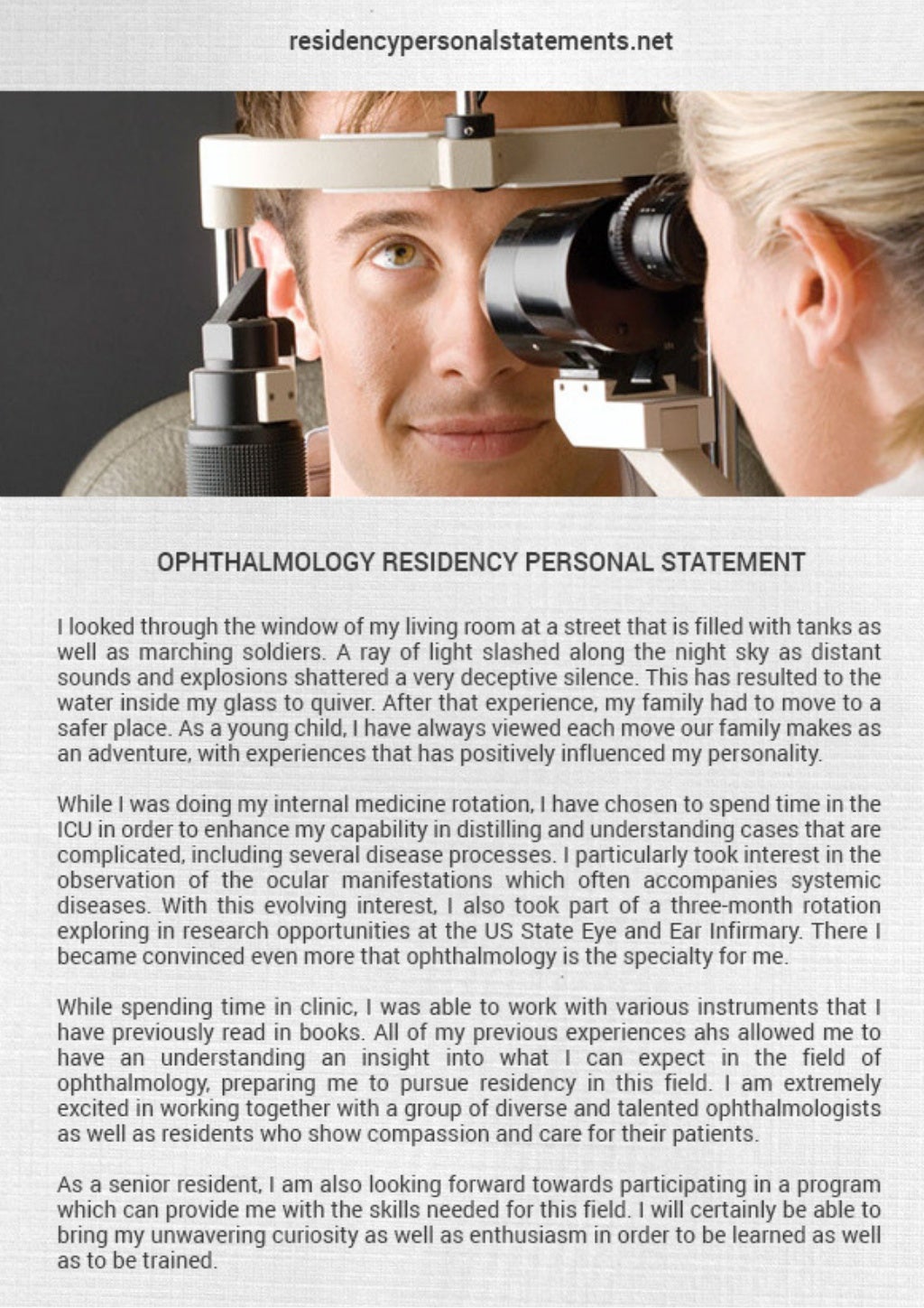 Residency Personal Statement Examples residency-personal-statement-examples