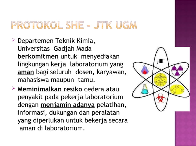 Residensi keselamatan kesehatan kerja lab di ugm.ppt