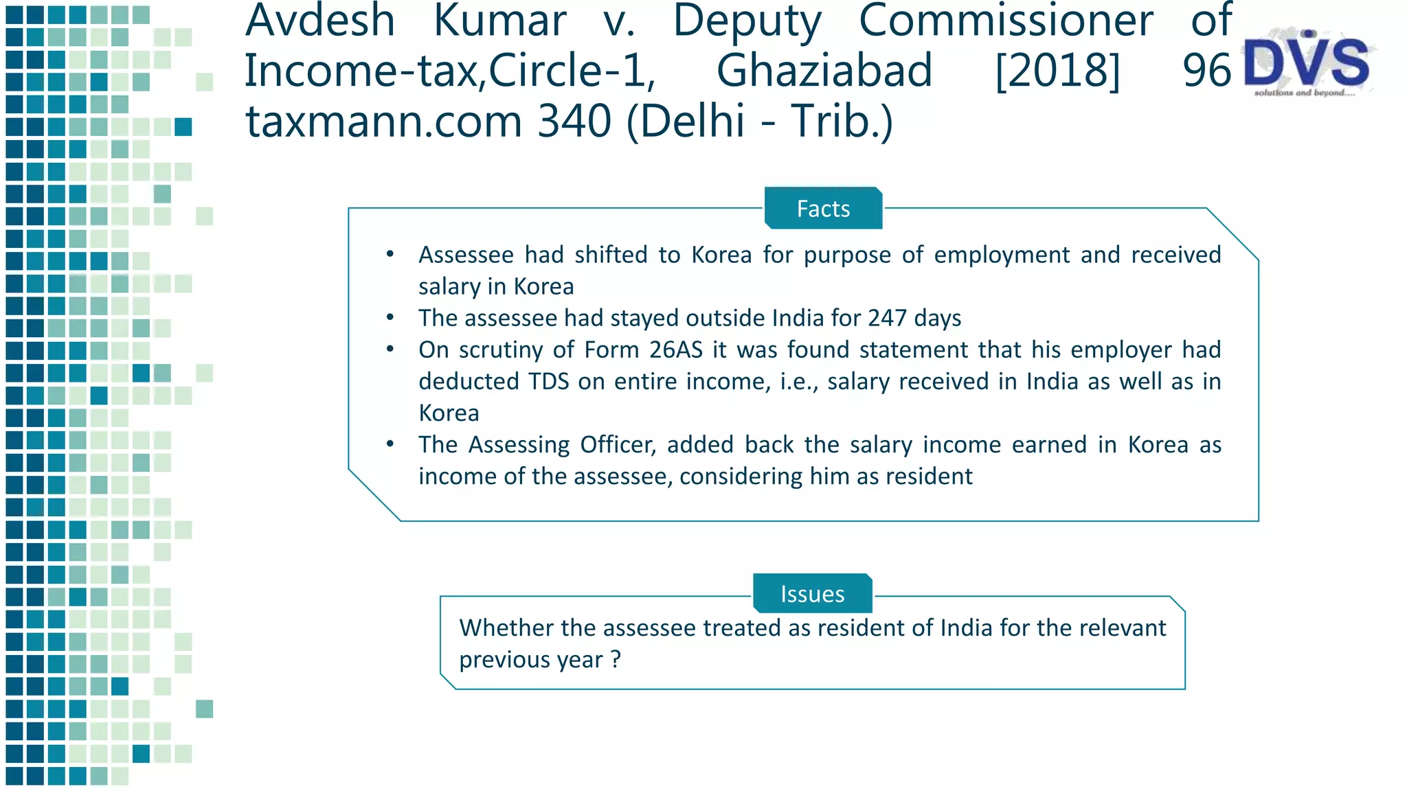 Who is considered as resident and non-resident in India? | PPTX
