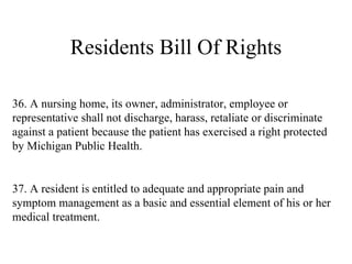 Resident Bill Of Rights & Responsibilities | PPT