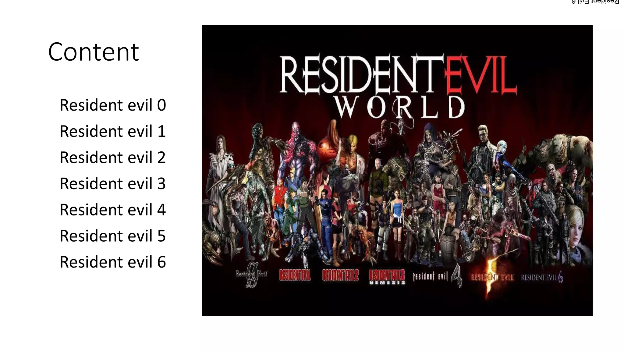 resident evil information | PPTX