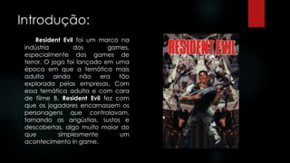 Resident evil (Biohazard) - 1996 | PPTX
