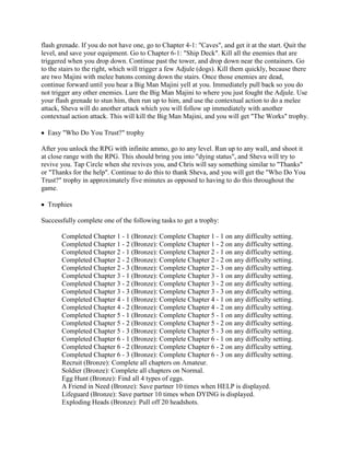 Resident evil 5 cheat codes guide | PDF