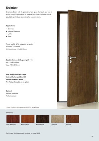 Residential door-catalogue active green window solution | PDF