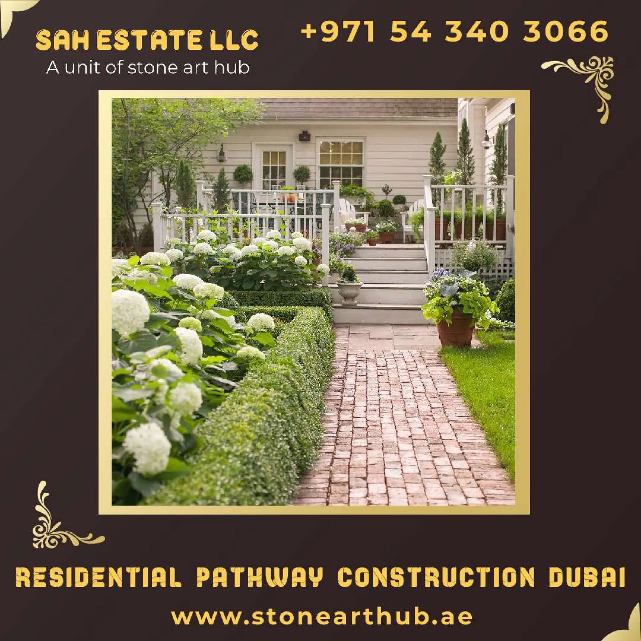 Residential Pathway Contractors Dubai - SAH ESTATE LLC | PDF