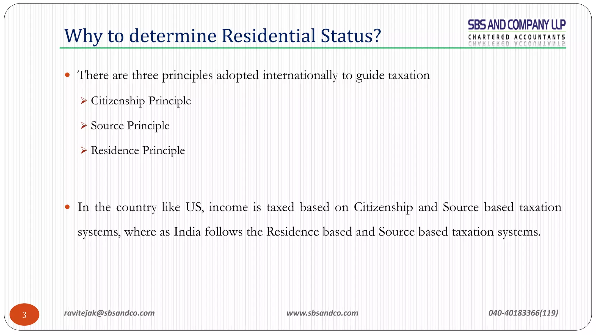 Residential status under income tax | PDF
