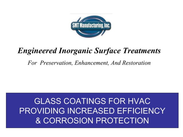 Residential Air Glass Coating HVAC Corrosion Protection | PPT