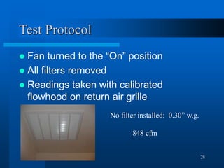 Residential Air Filtration.ppt | Indoor Environmental Quality | Home ...