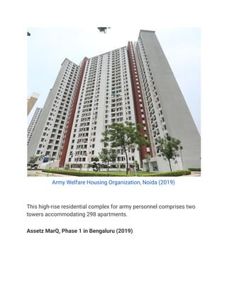 Residential Complexes constructed by Shapoorji Pallonji Engineering ...