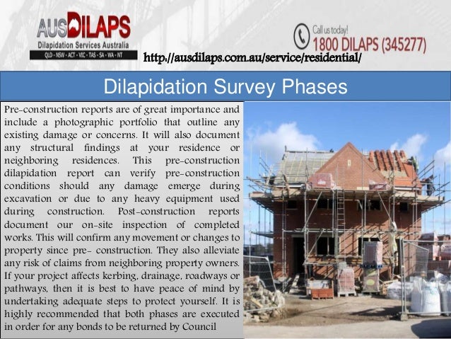 Residential Dilapidation report