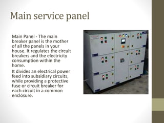 Residential Electrical Equipments and Services.pptx