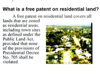 Residential free patent primer | PPTX