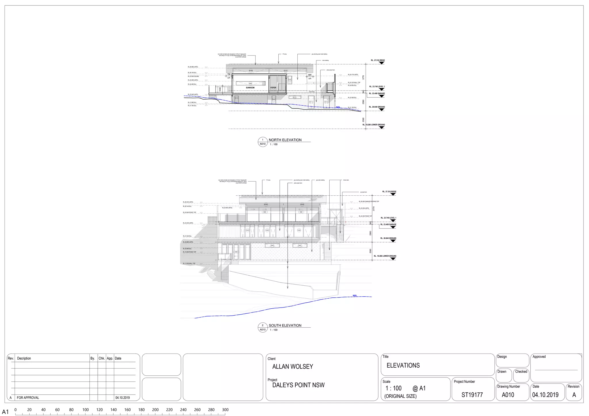 Residential house project sample, WD drawings, NSW | PDF