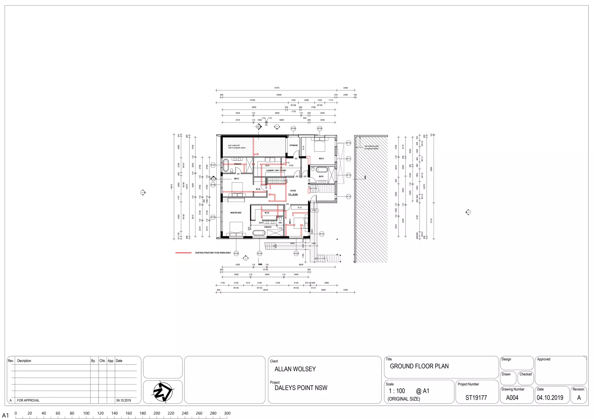 Residential house project sample, WD drawings, NSW | PDF