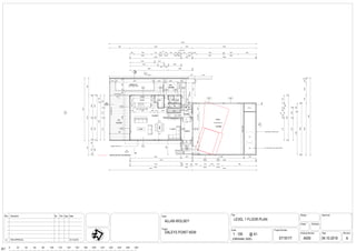 Residential house project sample, WD drawings, NSW | PDF