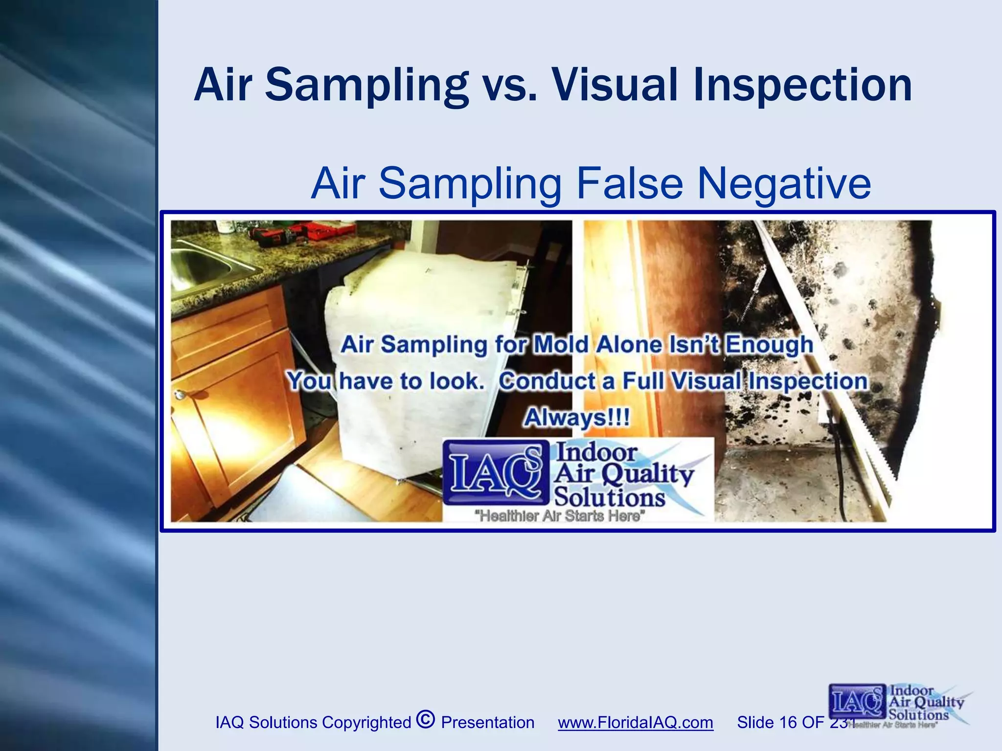 Residential Mold Assessment ASTM D7338 IAQS Abbreviated Version | PPSX