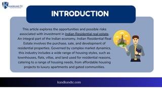 Exploring India’s Residential Real Estate Investment Options | PDF