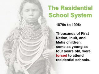 Residential Schools - an introduction | PPTX