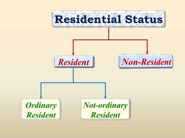 Residential status