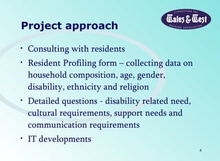 Resident Profilng Wales and West Housing Association | PPT