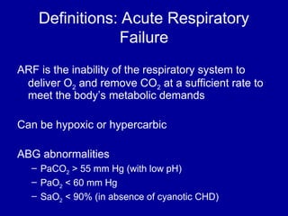 Resp Failure Lecture.ppt...for student's sake | PPT