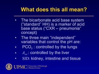 New models of acid-base balance and their application to critical care ...