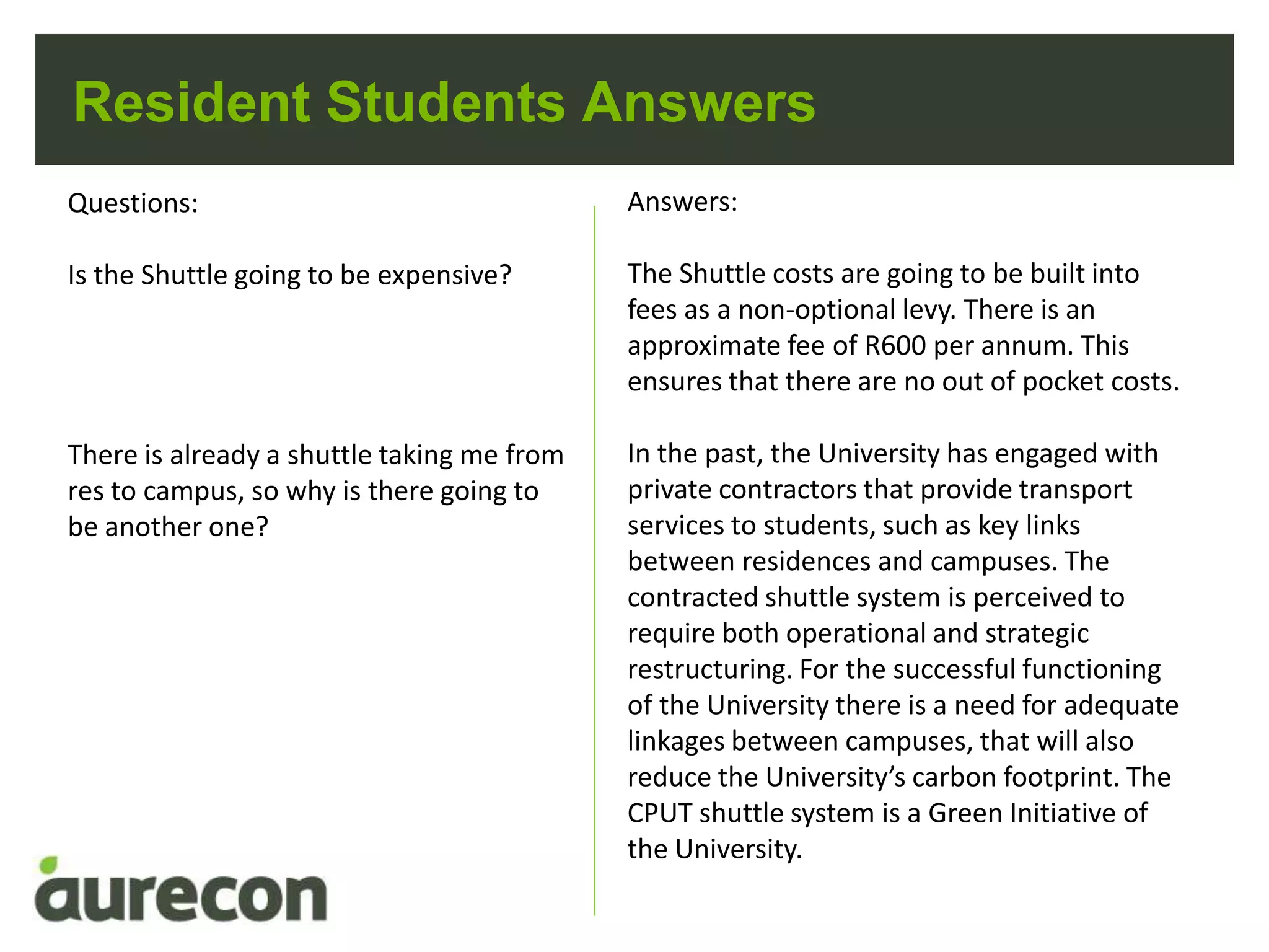 Resident student | PPTX