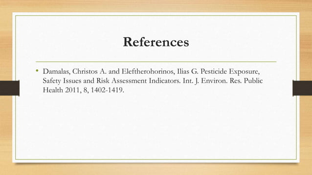Residual effect of pesticides | PPTX