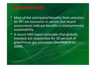 Residual feed intake...muneendra kumar | PDF