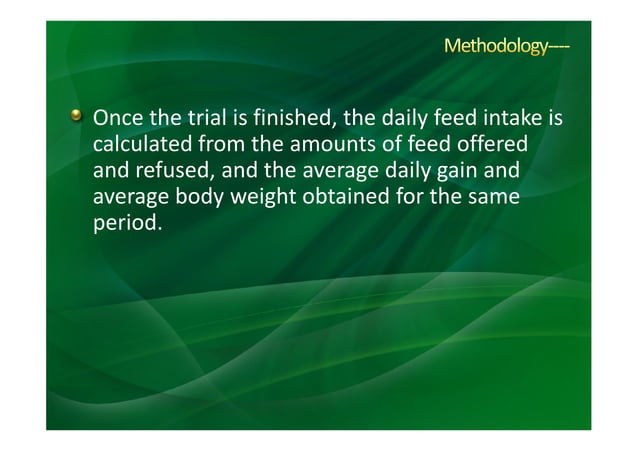 Residual feed intake...muneendra kumar | PDF