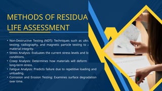 Residual Life Asessment - Residual Life Asessment | PPT