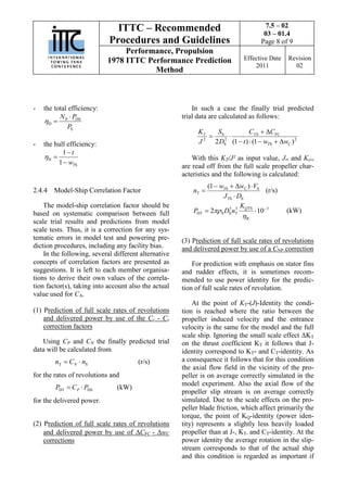 Residual resistance ittc | PDF