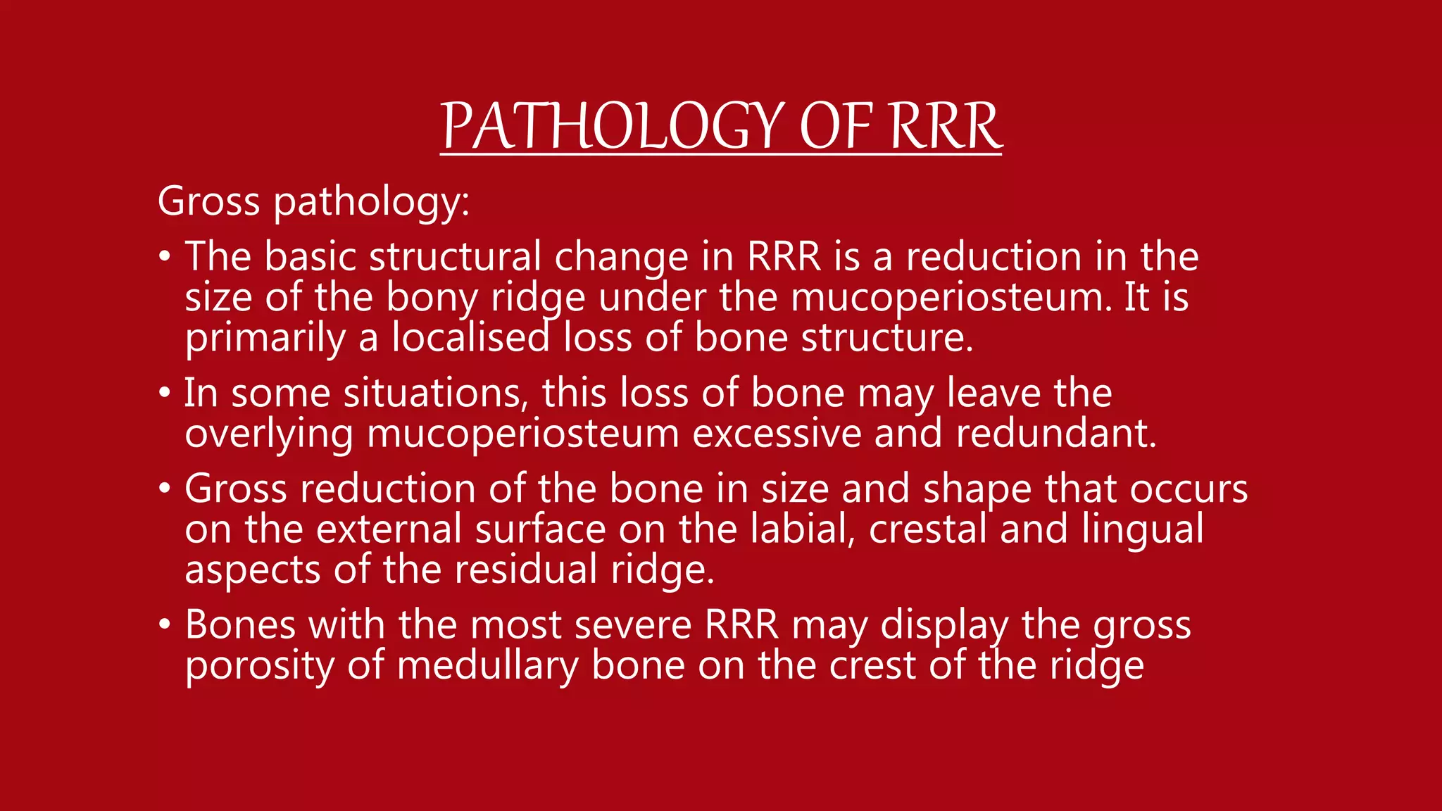 Residual ridge resorption | PPTX | Dental Health | Diseases and Conditions