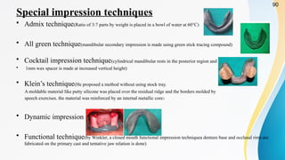 Residual ridge resorption and managemnt of resorbed ridges | PPTX
